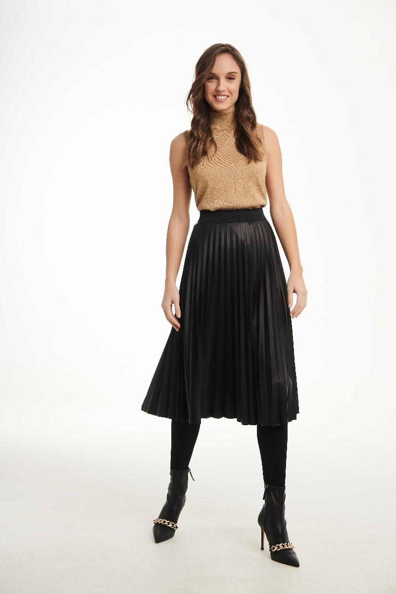 GOFFER SKIRT - GeminiBoutique